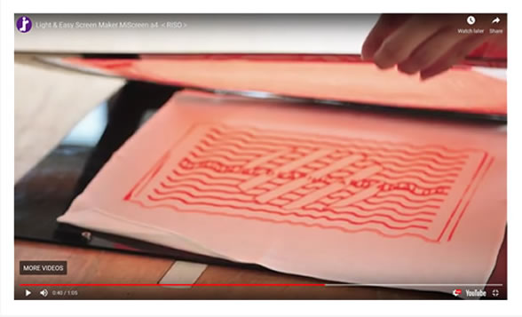 RISO MiScreen - Advanced Digital Screen Making Solution